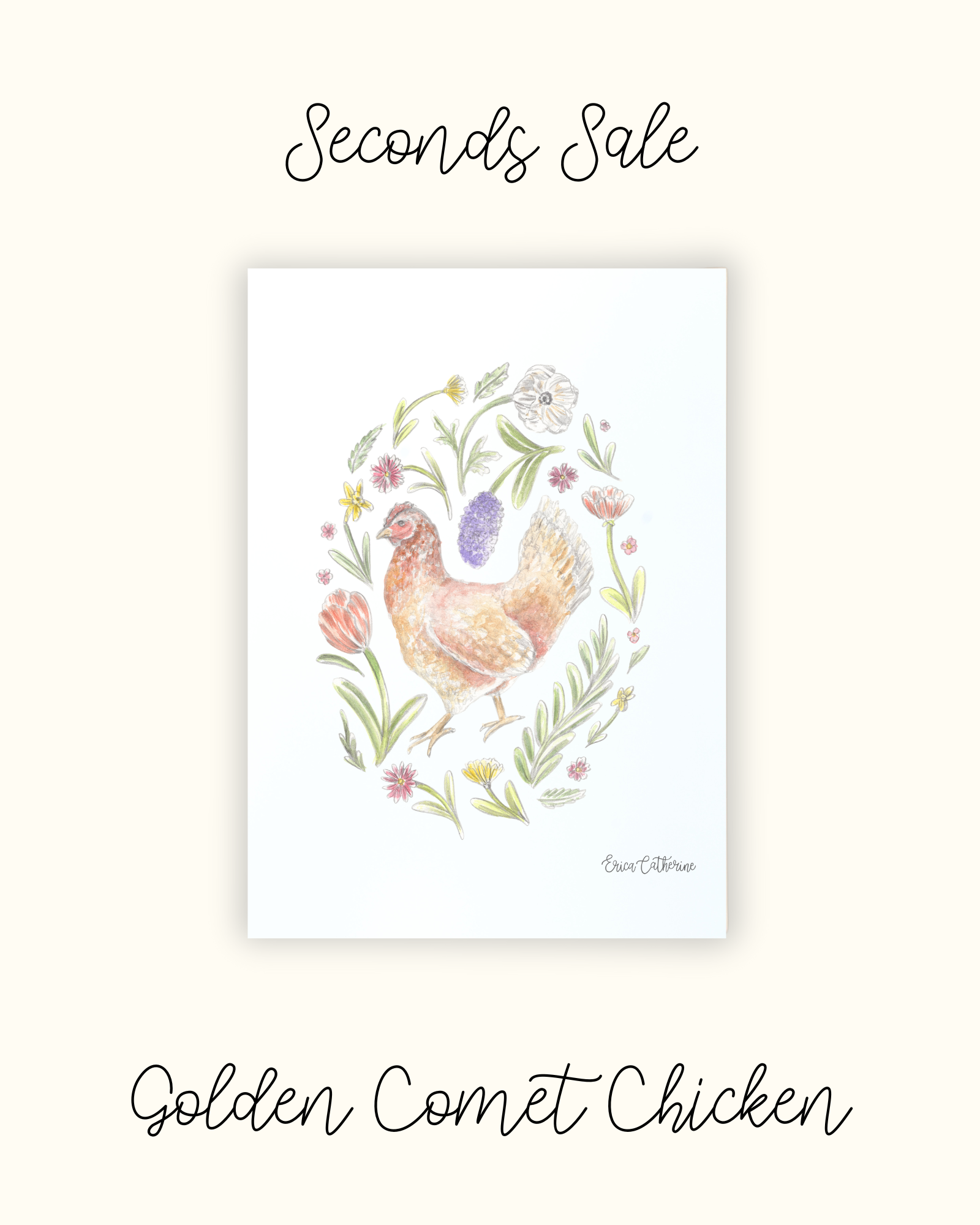 Backyard Chicken Print - Seconds Sale – Erica Catherine