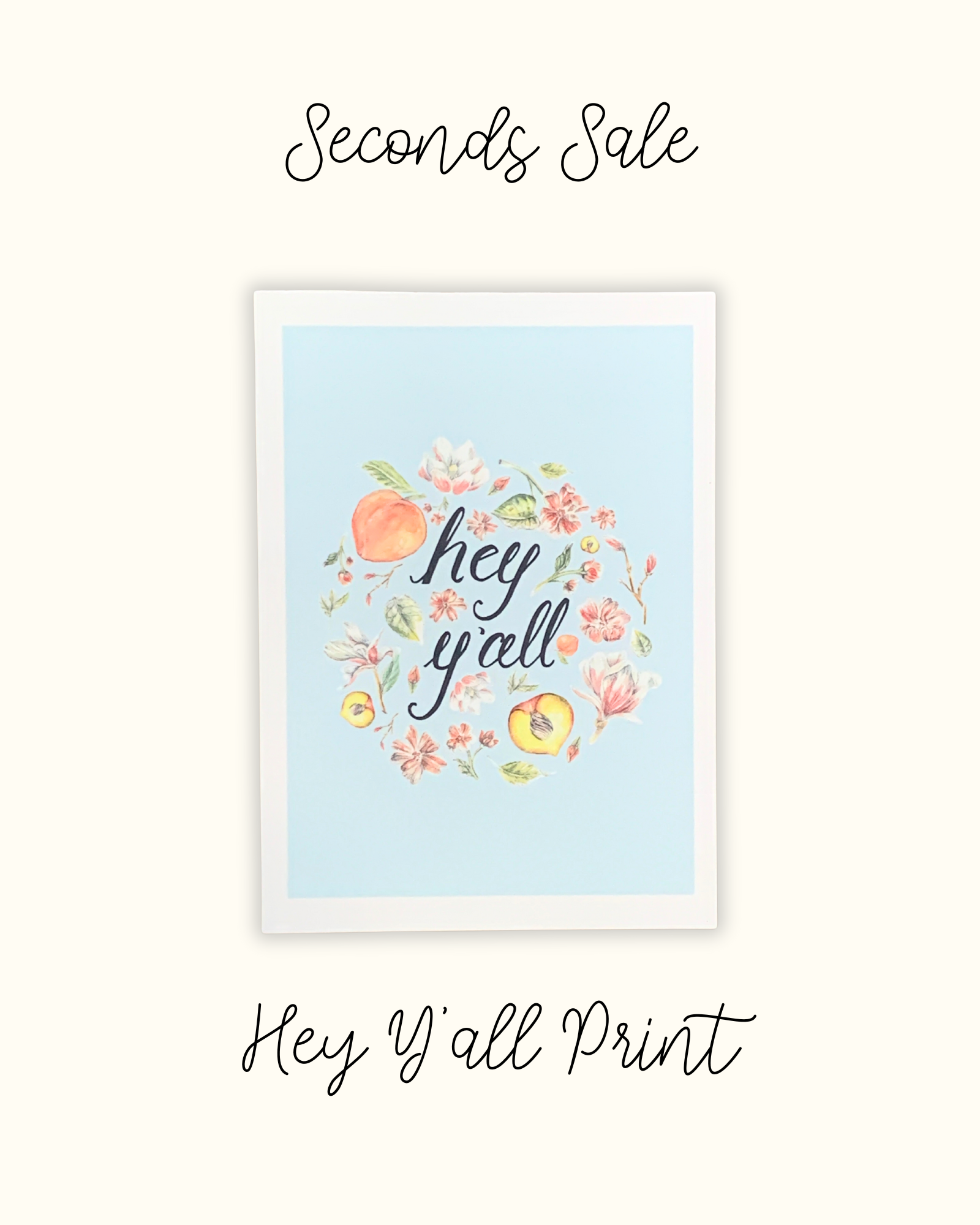 Hey Y'all Print - Seconds Sale – Erica Catherine