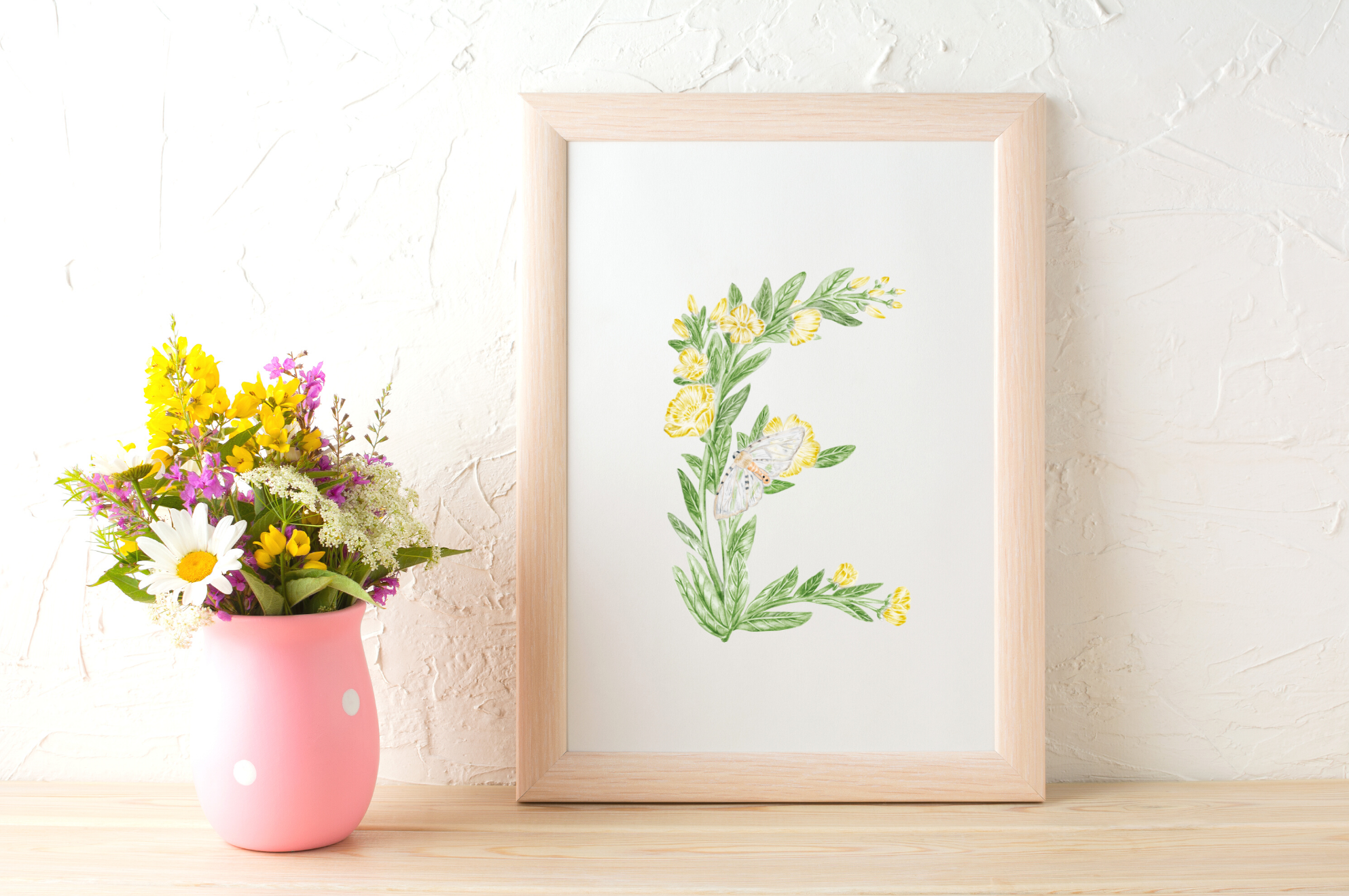 Letter E Initial Art Print – Erica Catherine